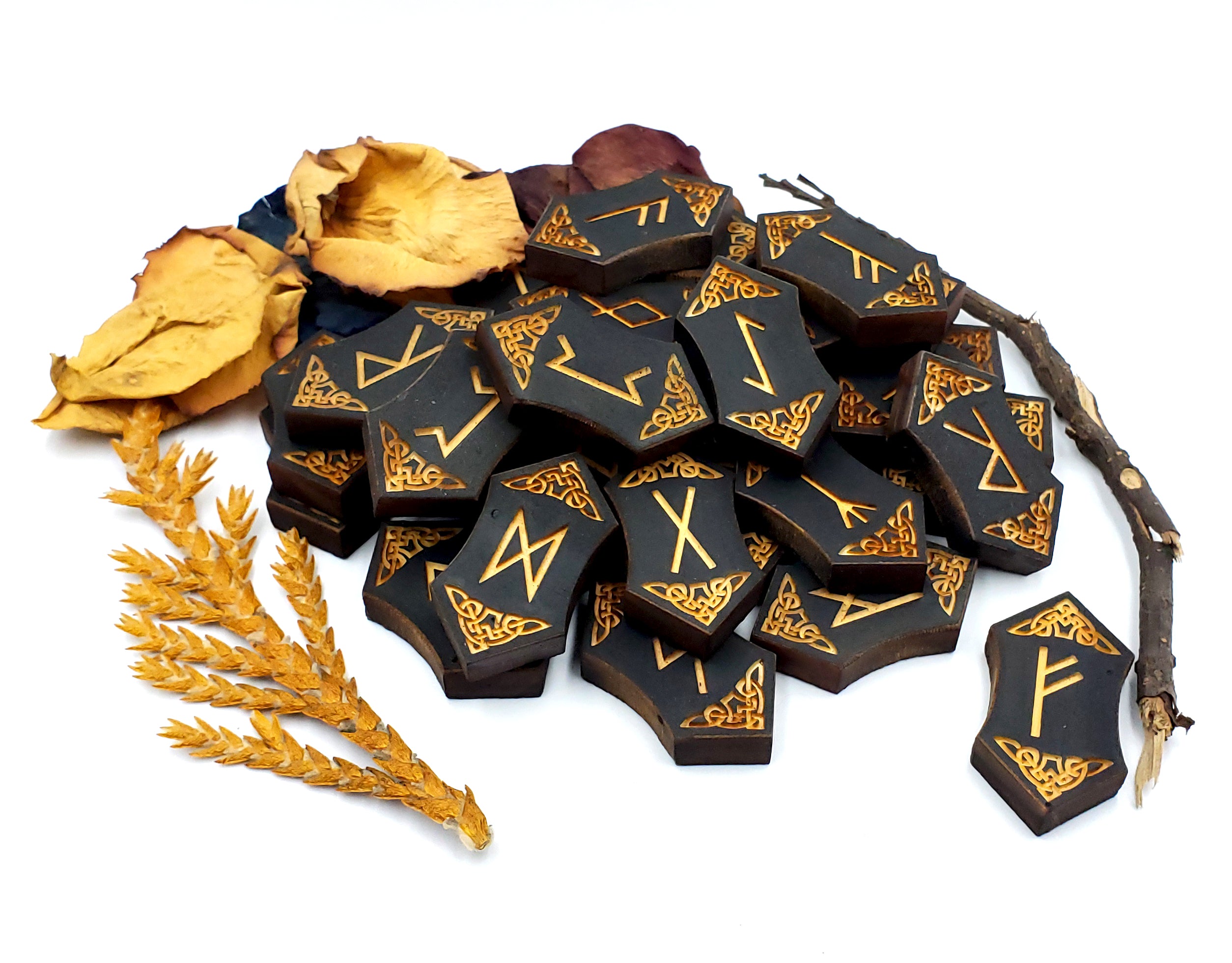 Runas Curvas Modelo Freyja Negro – Viking Runic Store